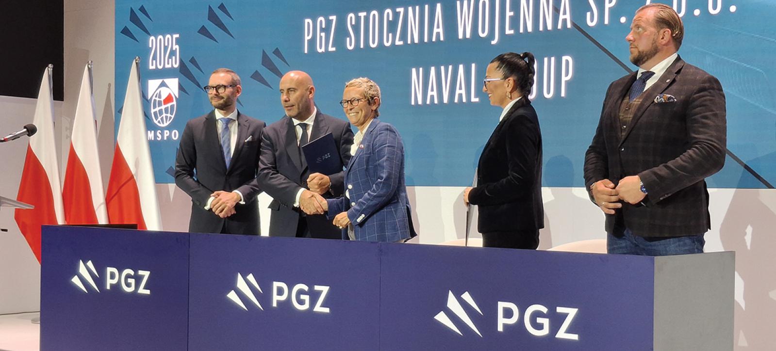 Naval Group et le groupe de défense polonais PGZ signent un accord de coopération industrielle ...